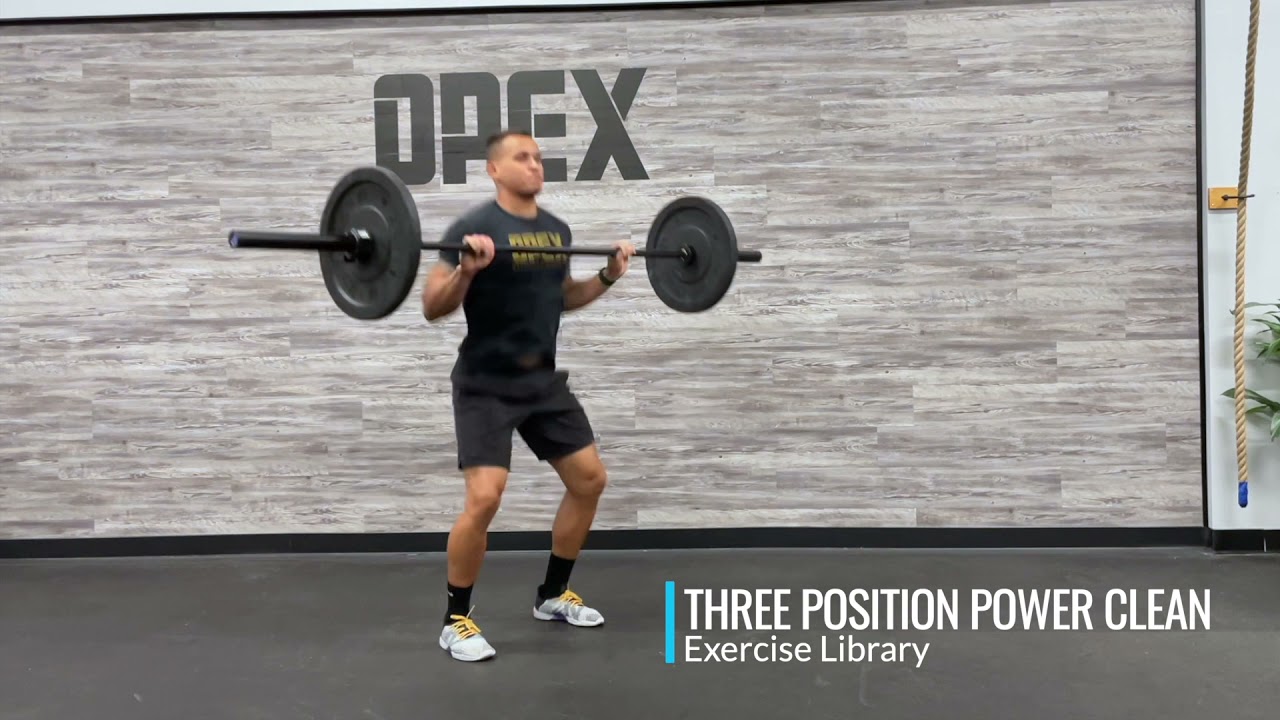 Three Position Power Clean - YouTube