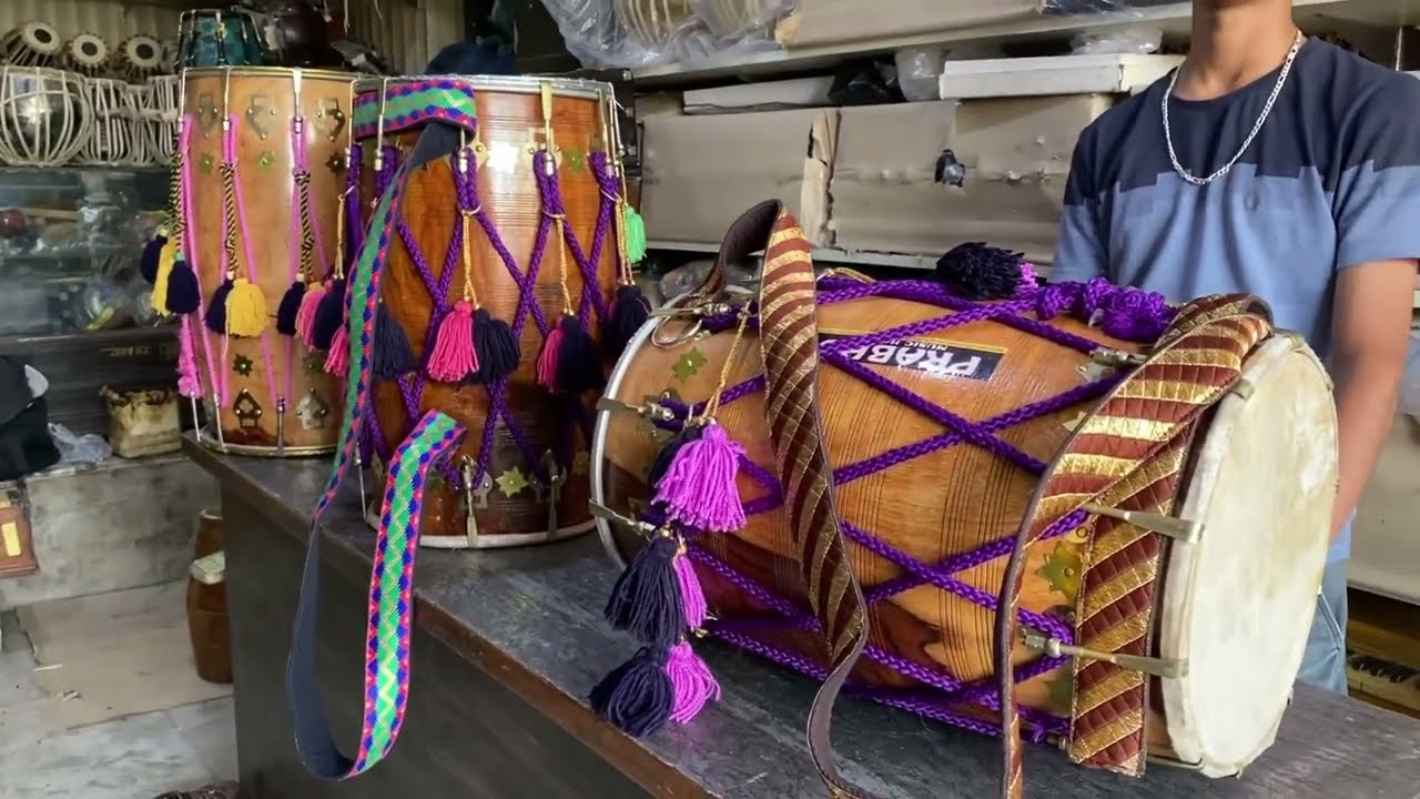 Dhol making new #dhol #new - YouTube