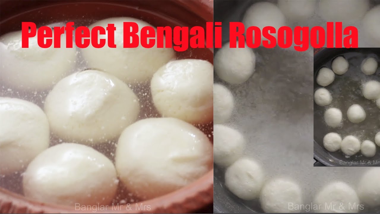Perfect Bengali Rosogolla Recipe - YouTube