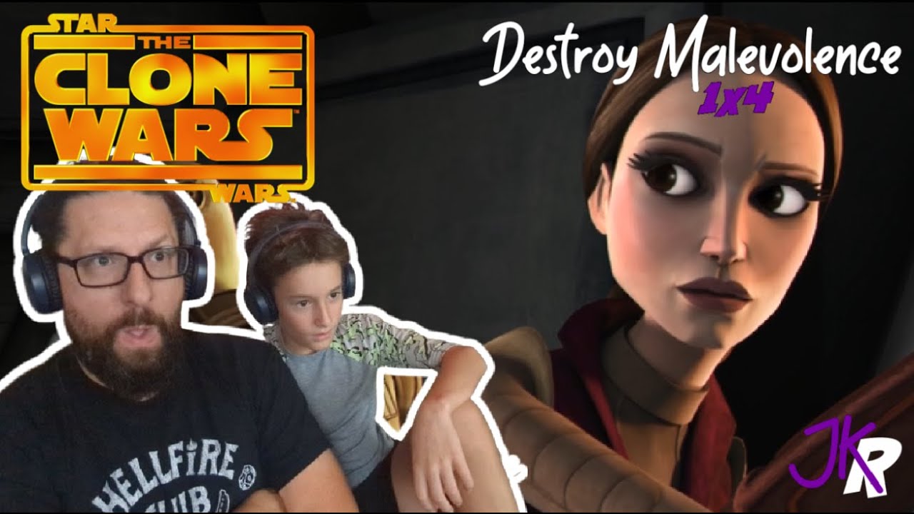 Star Wars: The Clone Wars REACTION 1x4: Destroy Malevolence - YouTube