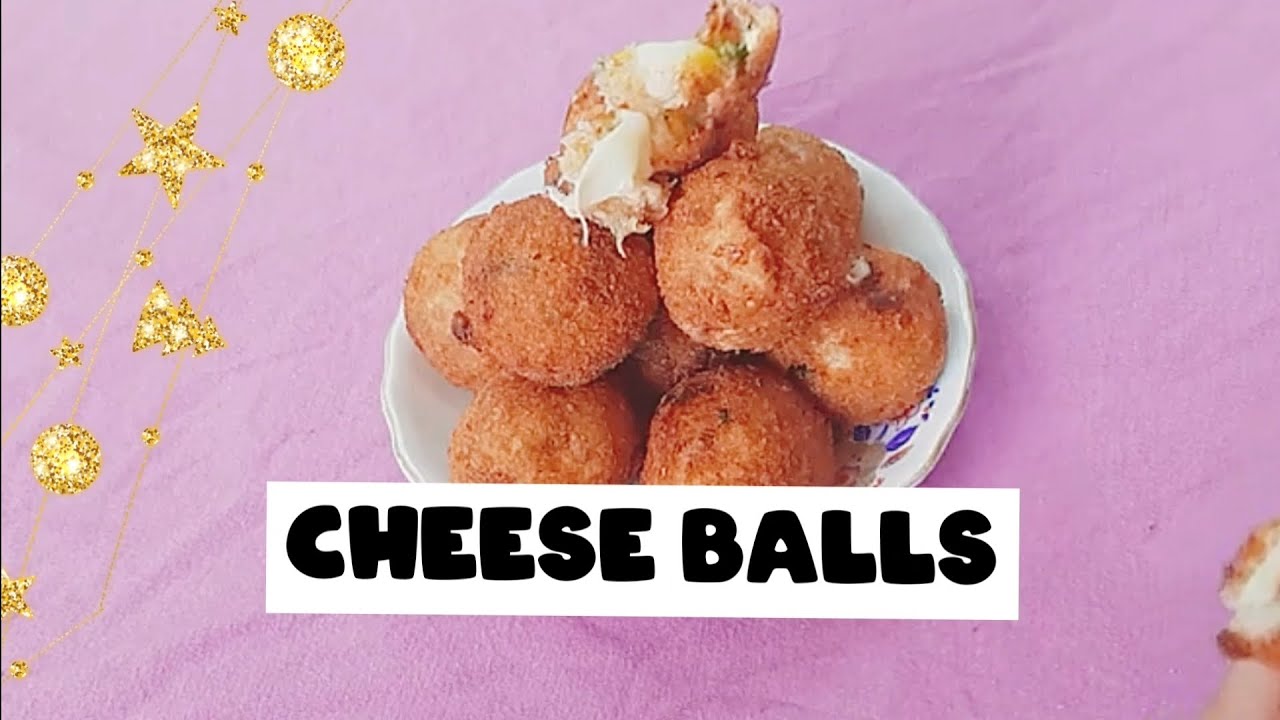 Cafe style crispy cheese balls - Recipe ||How to make cheese balls ...