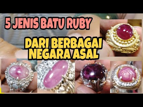 5 JENIS BATU RUBY ASLI DARI BERBAGAI NEGARA ASAL II BALI GEMSTONE ...