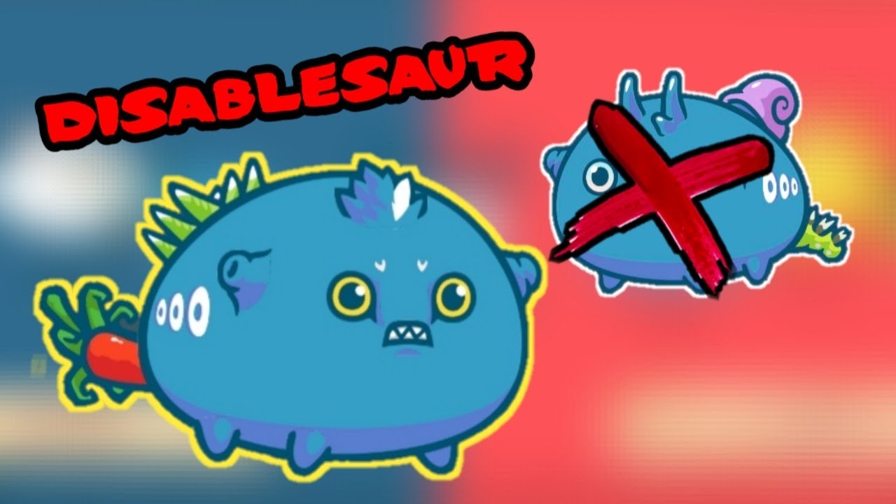 Disablesaur VS Terminator - (Axie Infinity Gameplay) - YouTube