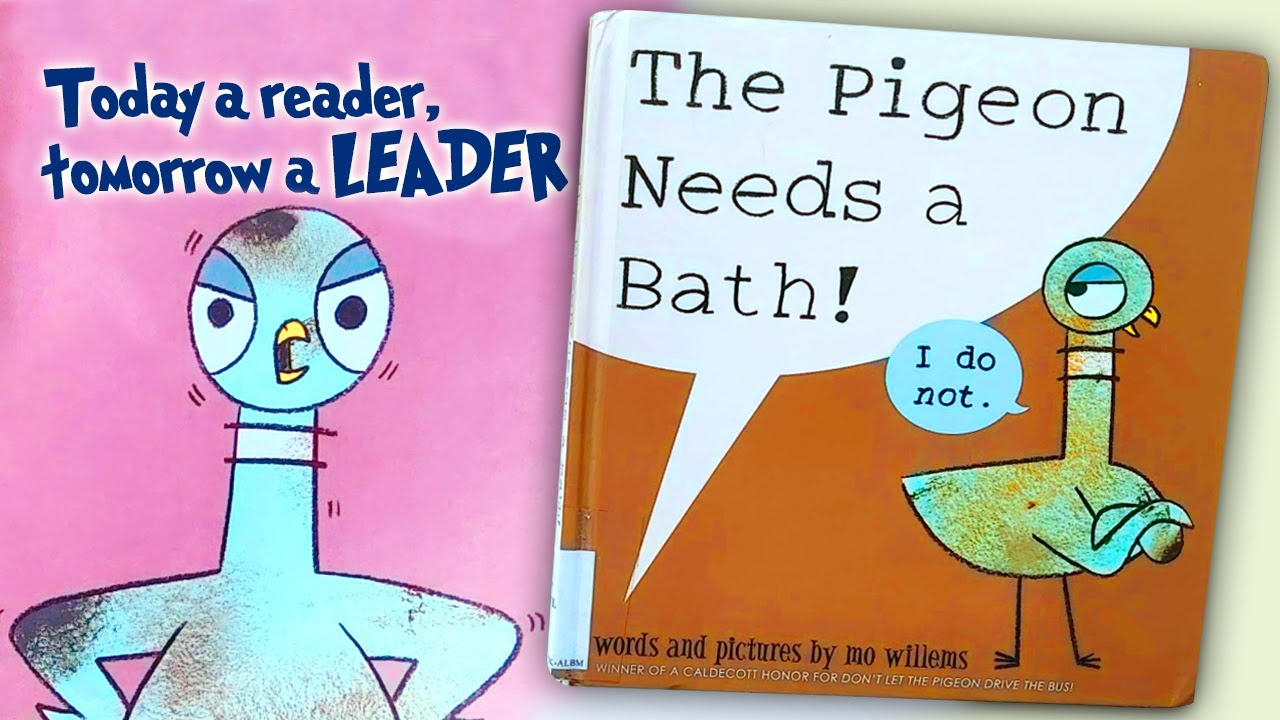 🐤The Pigeon Needs a Bath!🕊️ Read aloud books for toddlers, kindergarten ...