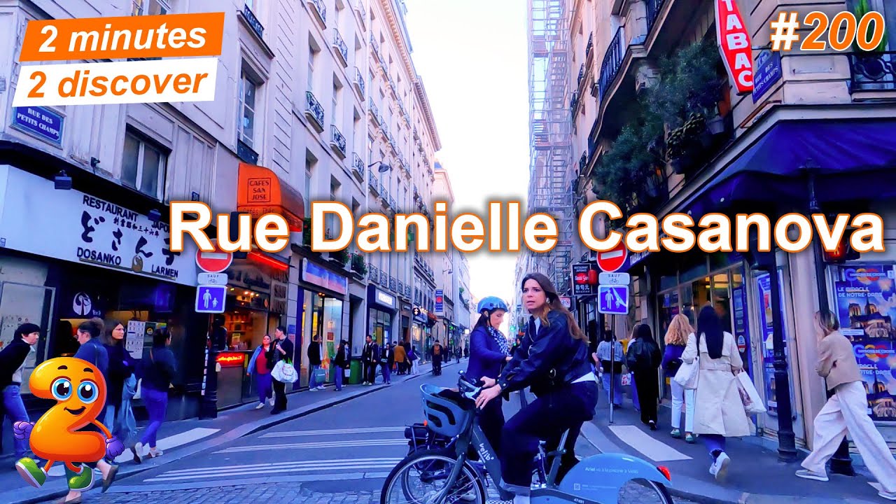 2 minutes 2 discover 200: Rue Danielle Casanova, Paris, France - YouTube