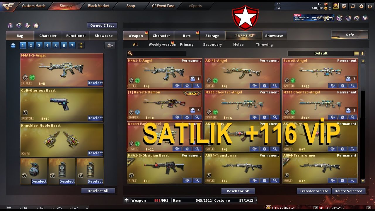 HT]~Ra$KoLn? | Storage Video +116 VİP | CrossFire HunTúrks - YouTube