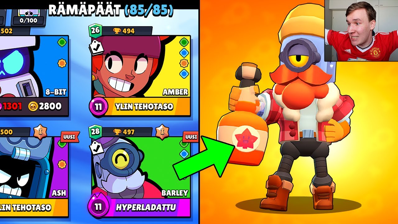 RANDOM BRAWLER HAASTE (Brawl Stars Suomi) - YouTube