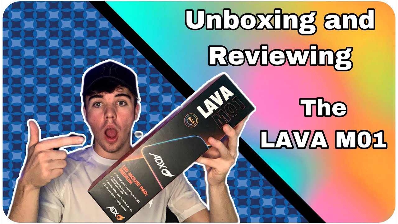 Unboxing and reviewing the LAVA M01 RGB mouse pad - YouTube