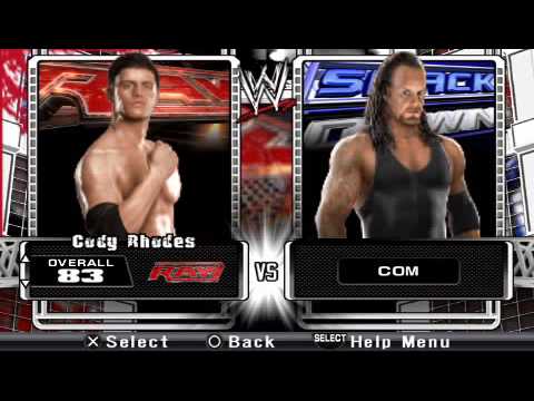 PSP™ WWE SVR 09 NEW Hacked Roster (HQ) - YouTube