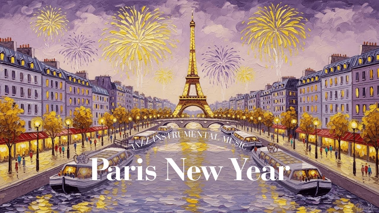 𝐏𝐚𝐫𝐢𝐬 𝐍𝐞𝐰 𝐘𝐞𝐚𝐫 🎉 French Instrumental Music Playlist | Winter Tunes ...