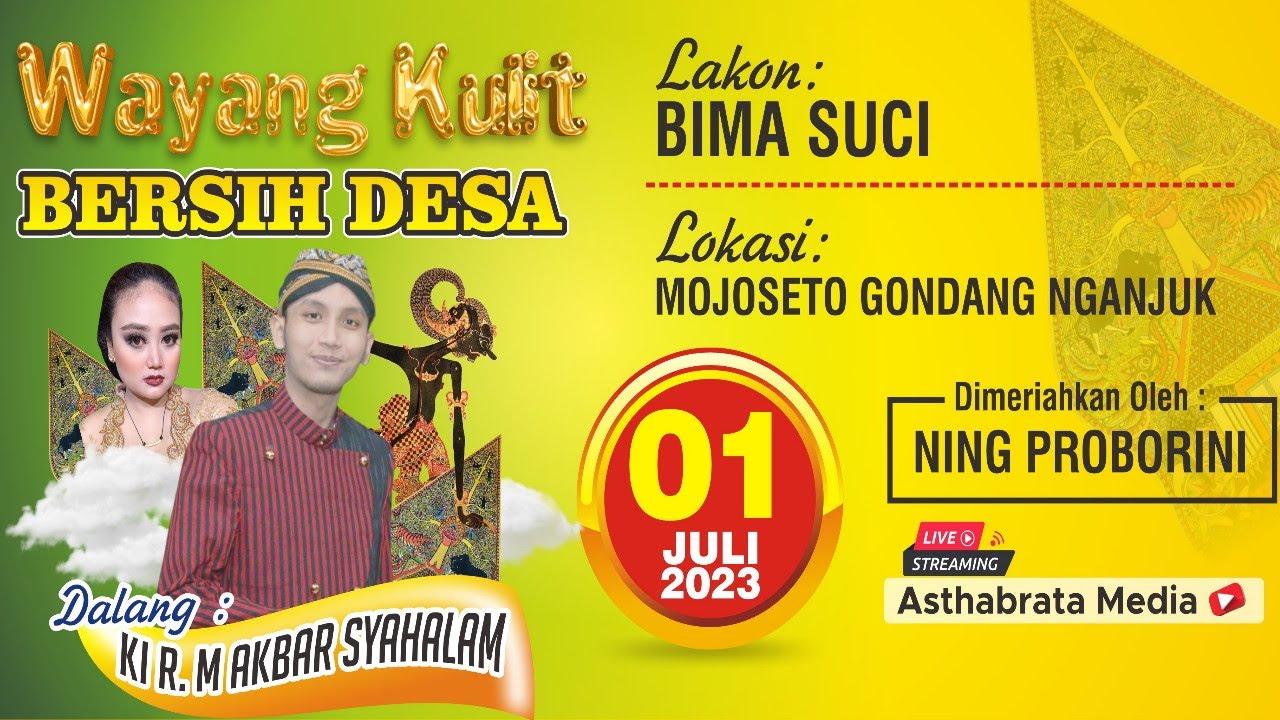 LIVE WAYANG KULIT || DALANG KI AKBAR SYAHALAM || LAKON BIMA SUCI - YouTube