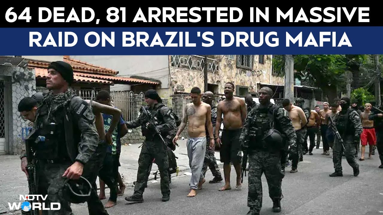 Brazil Drug War | 64 Dead, 81 Arrested In Massive Raid On Brazil's Drug ...