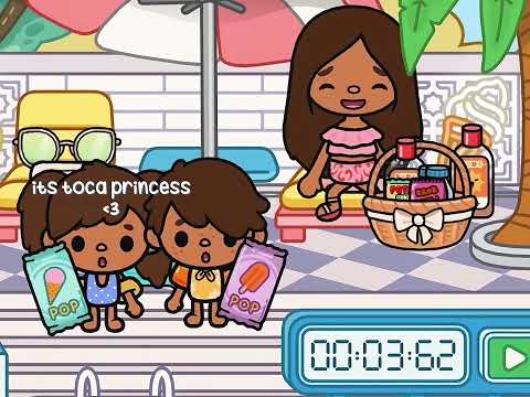 🍄 pool day! || ib: everyone! (its toca princess)