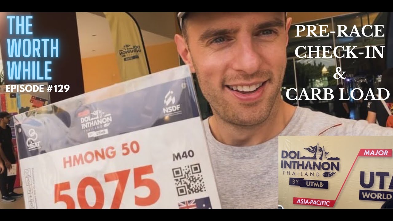 Pre-race Check-in and Carb load food tour! - The Worth While E129 - YouTube