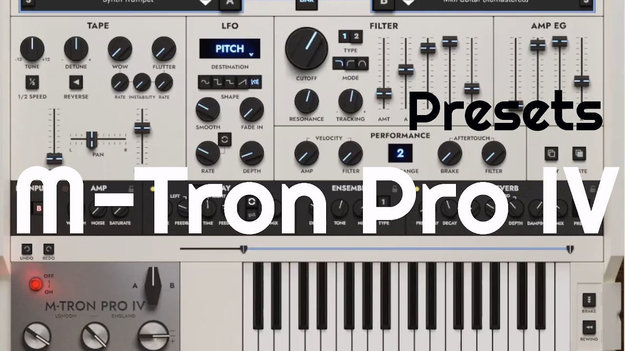 M-TRON PRO IV by GForce Software (No Talking) Presets - YouTube