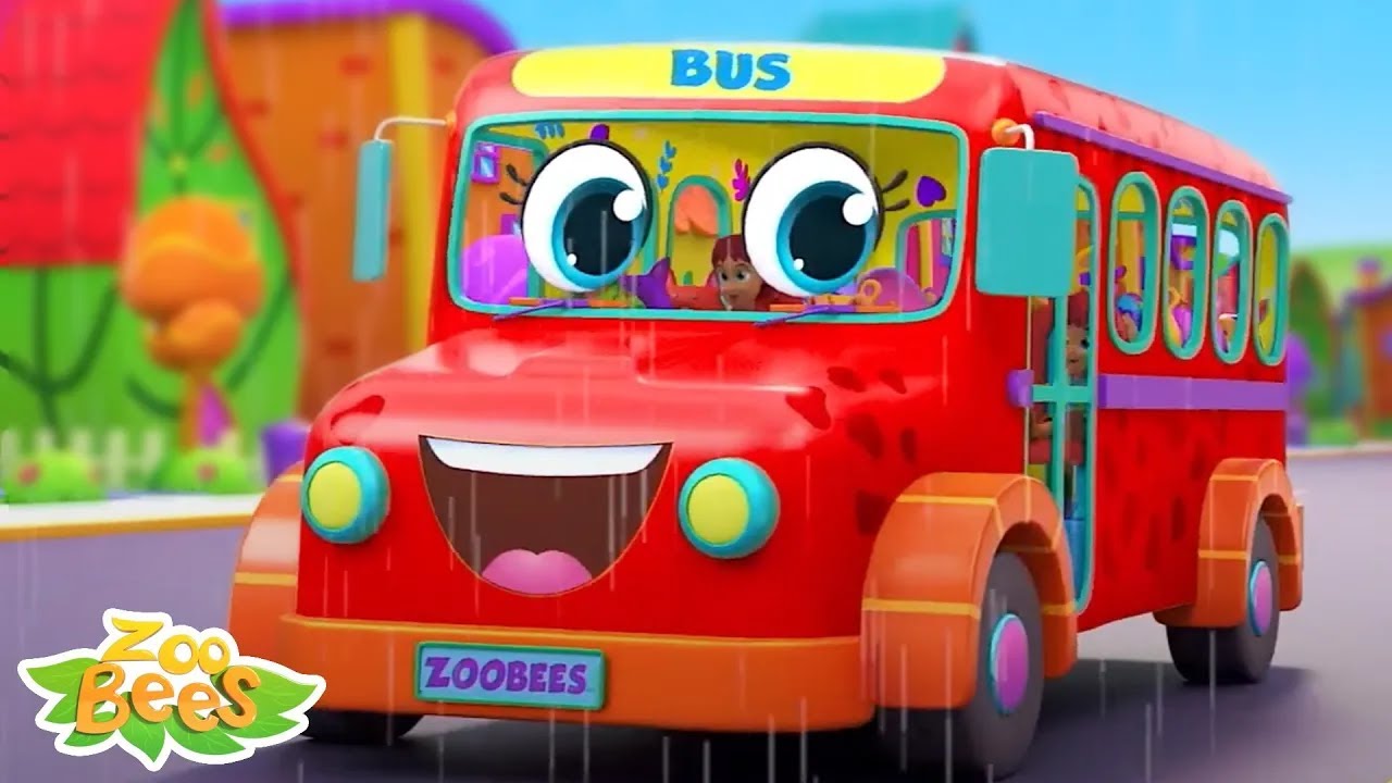 LIVE 🔴 As Rodas do ônibus Cante Junto para Crianças + Rimas Infantis ...
