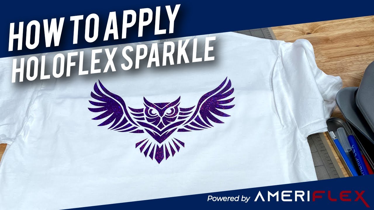 How To Apply HOLOFLEX SPARKLE - YouTube