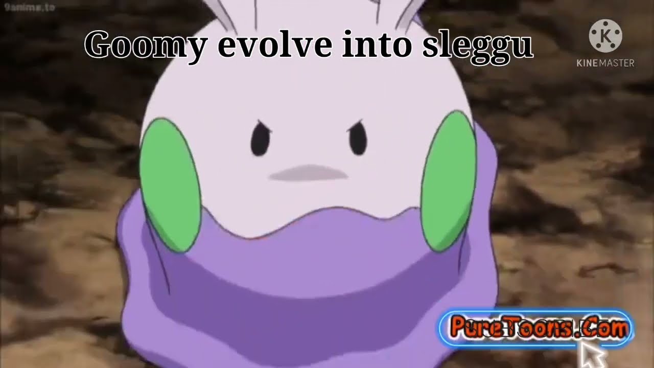 Ash goomy evolving into sligoo - YouTube