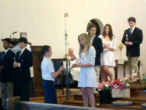 8th grade candle ceremony - YouTube