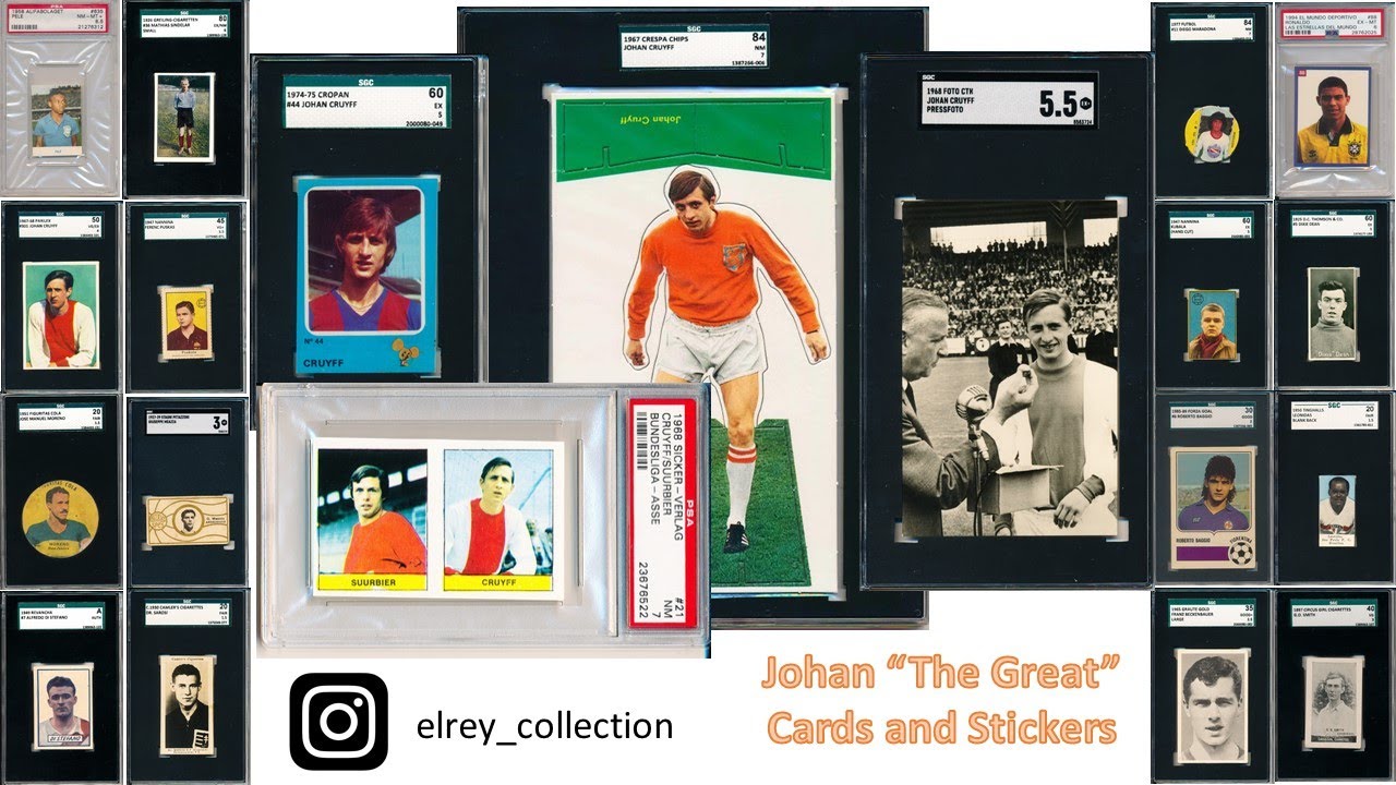 Johan Cruyff - "The Great" - Soccer Cards and Stickers Part I - YouTube
