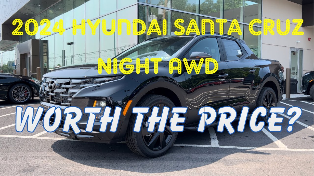 2024 Hyundai Santa Cruz Night AWD - YouTube