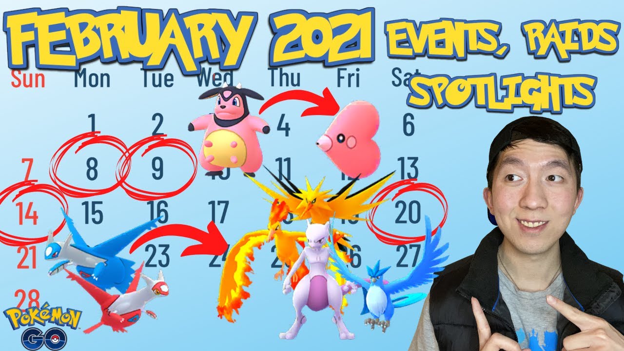 FEBRUARY 2021 Pokémon GO TIMELINE OF EVENTS, UPDATES, SPOTLIGHTS ...