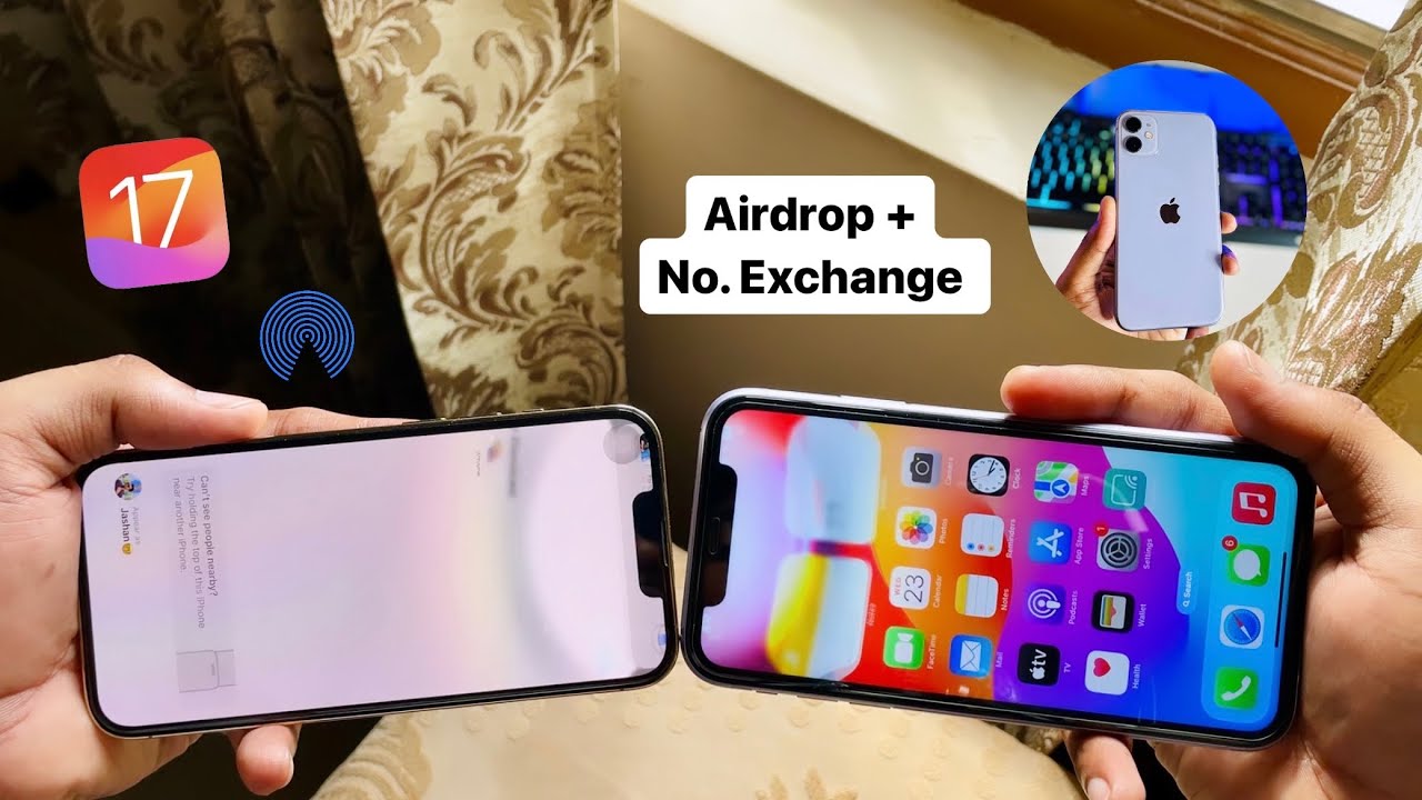 Airdrop 2.0 + Contact Exchange Feature in iPhone - iOS 17 hidden ...