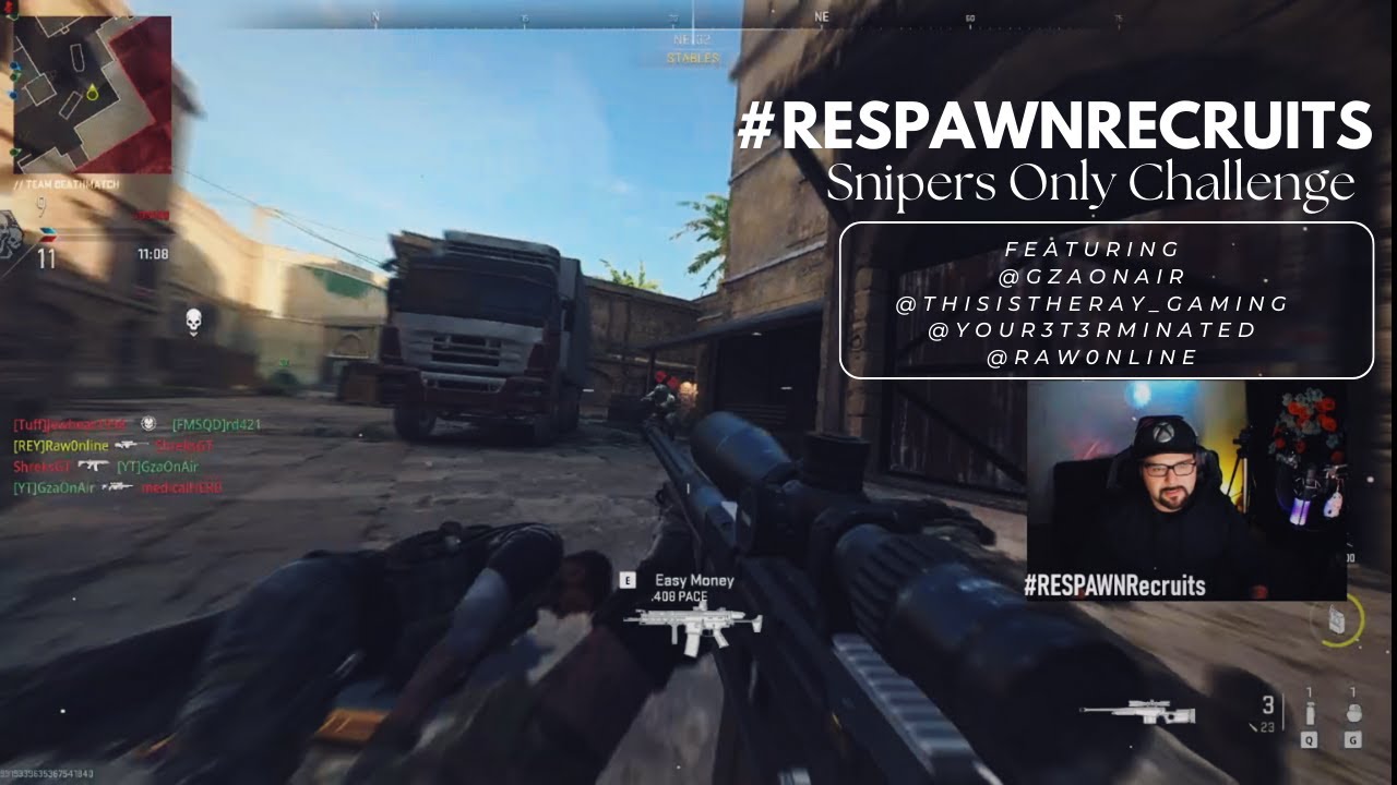 #respawnrecruits TOP 50 COLLABORATION - COD SNIPERS ONLY CHALLENGE ...