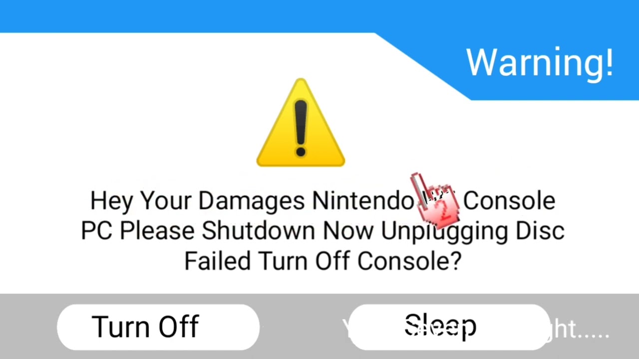 Nintendo Wii Unknown Creppy Killscreen - YouTube