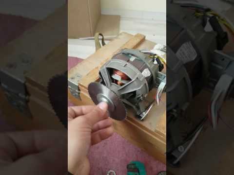 Camasir makinasi motorundan daire testere yapimi