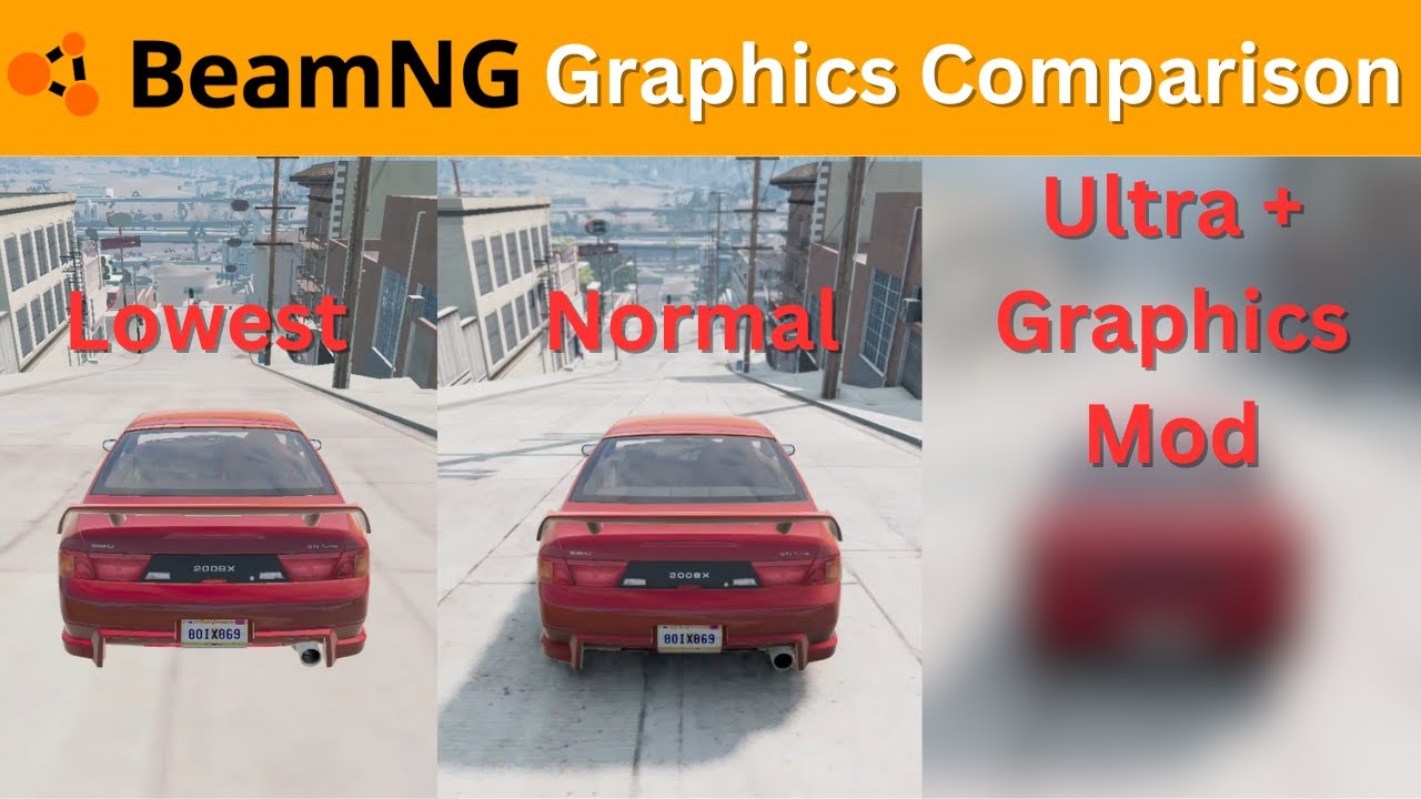 Beamng.drive all Graphics Presets Comparison - YouTube