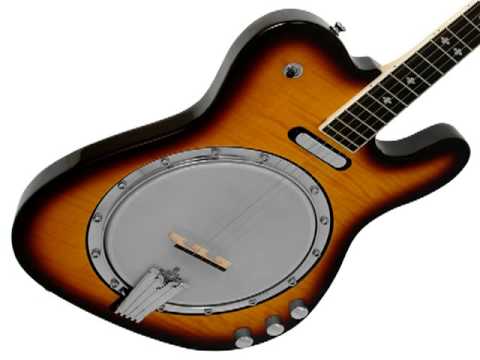 New Gold Tone Ebt Tele Style 5 String Electric Banjo w/ Free Hard Cas ...
