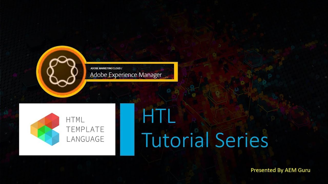 1 HTL Tutorial Series - YouTube