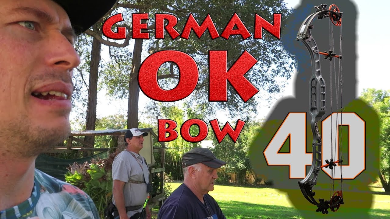 german OK bow shooting 55 yards - YouTube