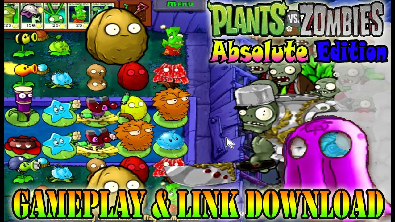 PvZ Absolute Edition Mod (Beta) PC - Extra Mini Games - Gameplay & Link ...