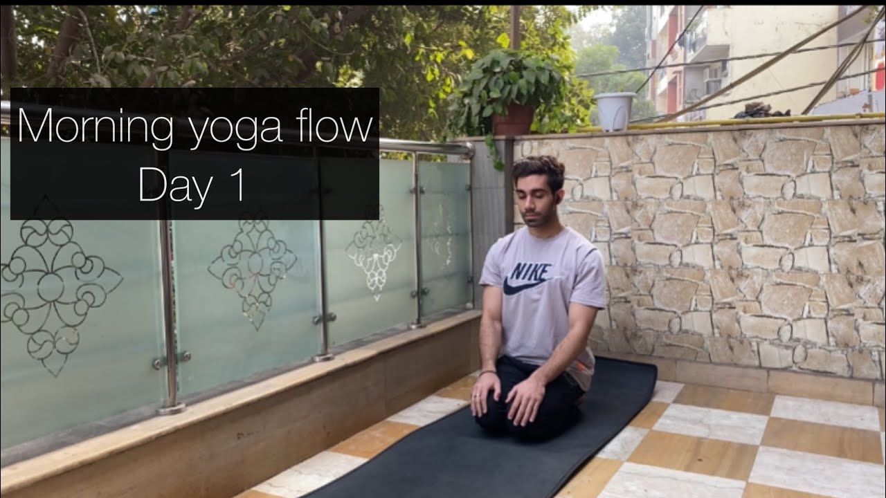 Morning yoga flow | beginner yoga sequence | easy yoga | 3-5 mins yoga ...