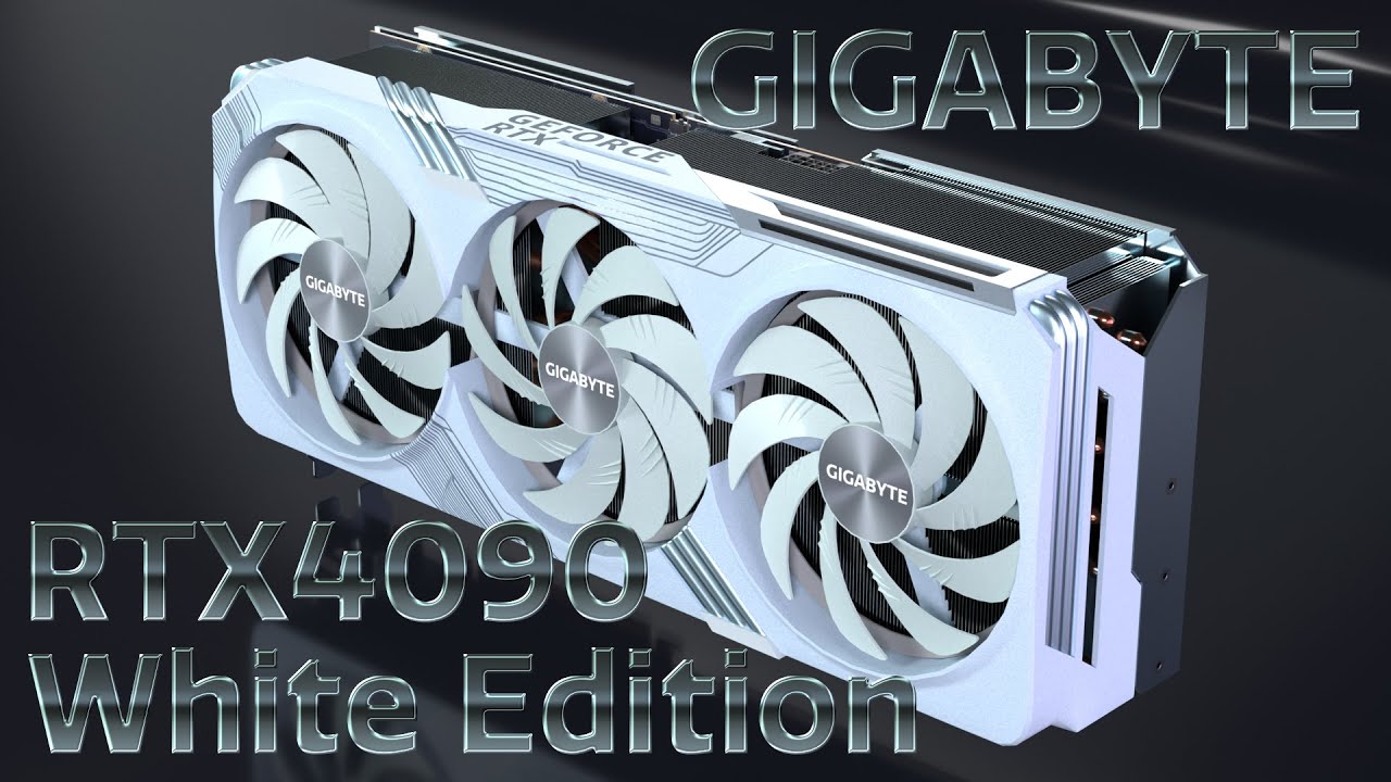 GYGABYTE RTX4090 White Edition? - YouTube