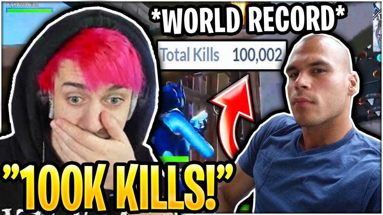 Ninja Reacts to HighDistortion Reaching 100K Kills FIRST! *WORLD RECORD ...