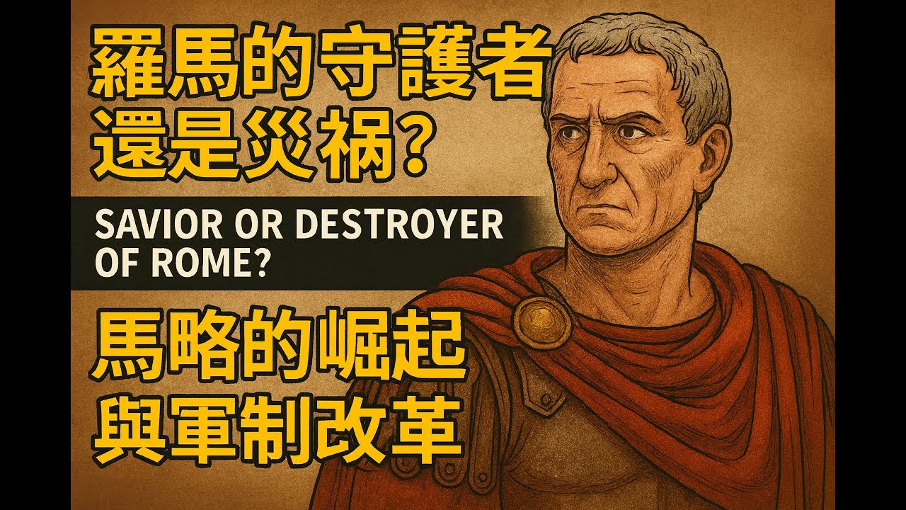 【羅馬的守護者還是災禍？】馬略的崛起與軍制改革，改寫共和國命運 | The Rise of Gaius Marius and His ...