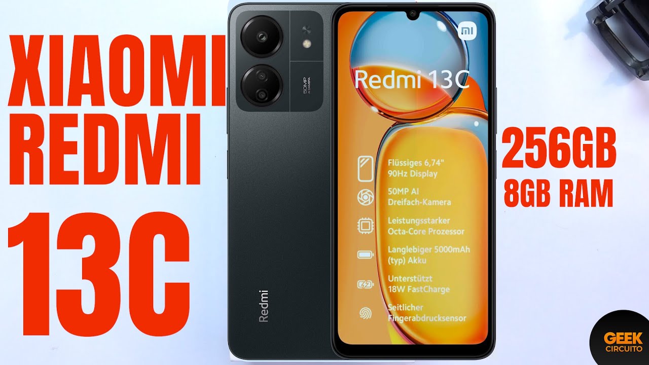 Xiaomi Redmi 13C Dual SIM, 256 GB, 8GB RAM Midnight Black - YouTube