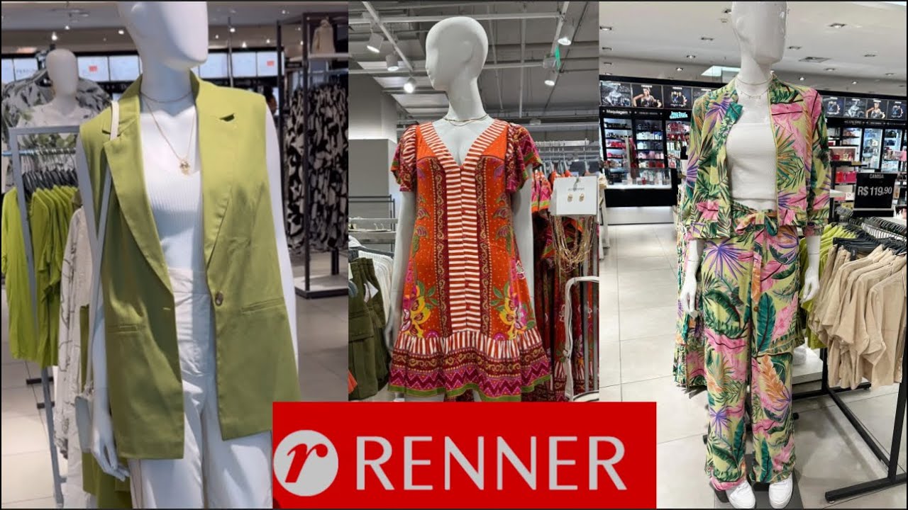 TOUR NA RENNER LOOKS COM NOVIDADES NA LOJA - YouTube