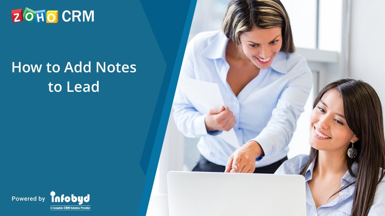 How to Add Notes to a Lead in Zoho CRM - YouTube