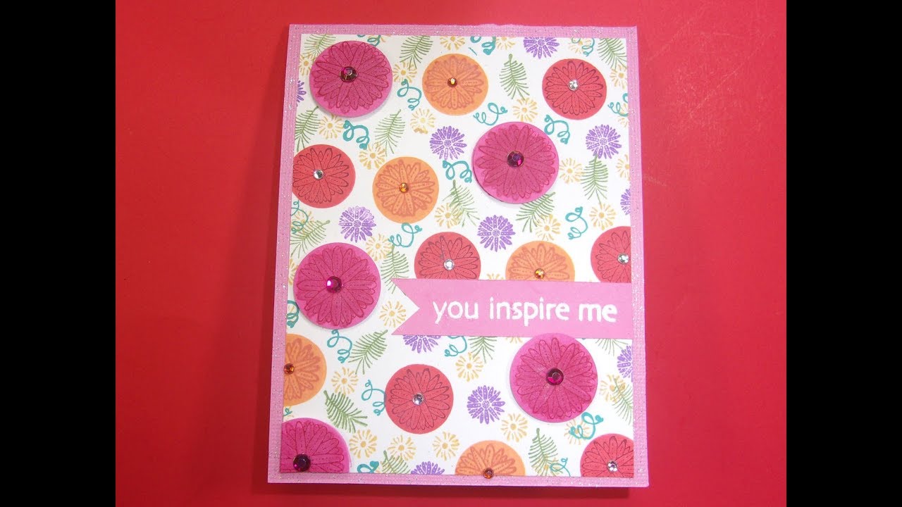 New Peg Stamp Sets and Perfect Layering Circle Card - YouTube