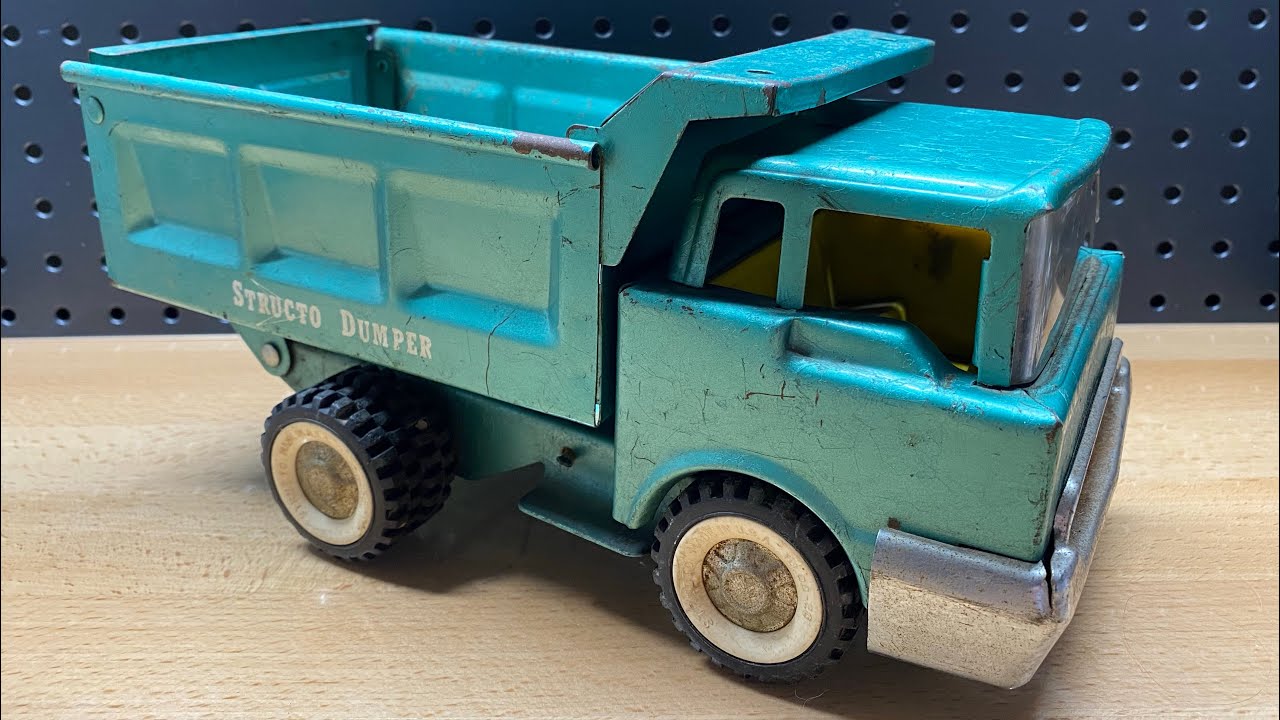 Vintage Structo Toy Dump Truck Restoration - YouTube