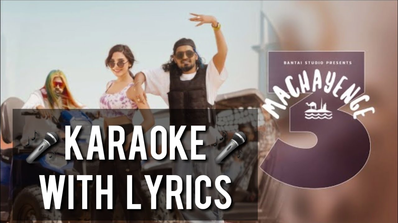 MACHAYENGE 3 - EMIWAY (KARAOKE/INSTRUMENTAL WITH LYRICS) | Tony James ...