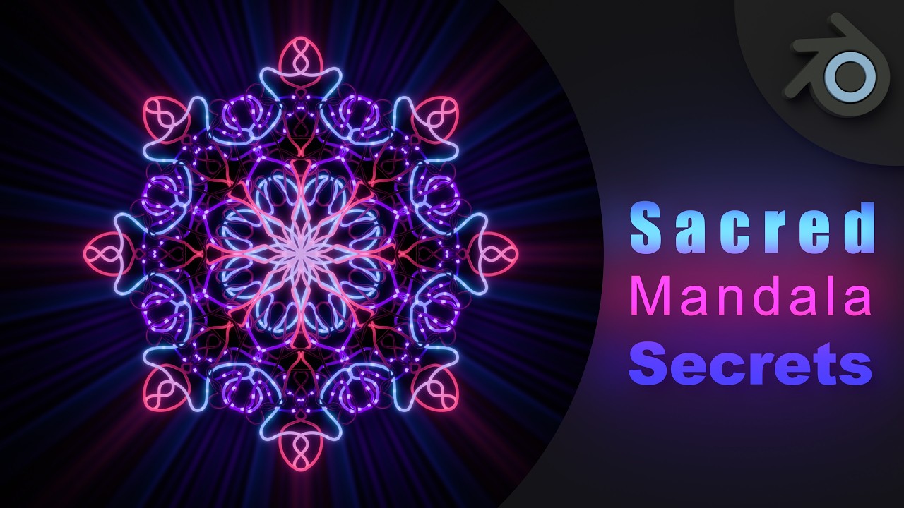 Geometry Nodes & Shader Hybrid Motion Graphics Mandala - Blender ...