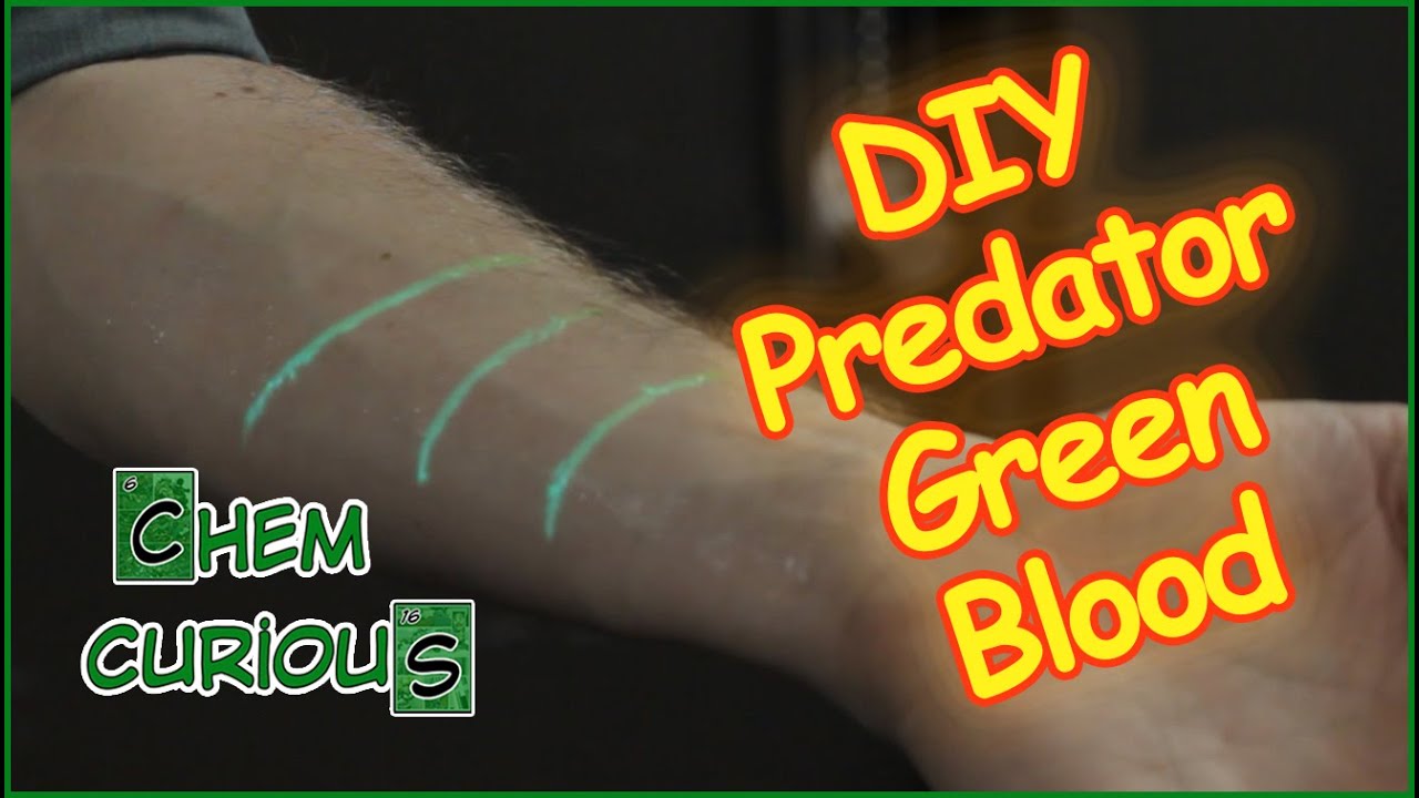 PREDATOR Green Fluorescent Blood - YouTube