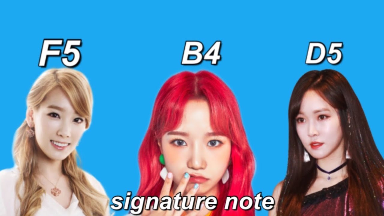 Signature note female main vocals - YouTube