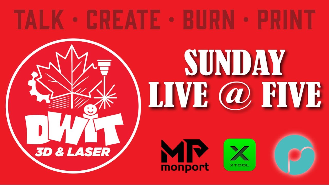 DWIT 3D & Laser Sunday Live @ Five - YouTube