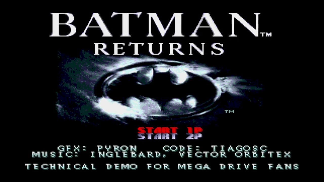 Batman Returns Mega Drive Demo - YouTube
